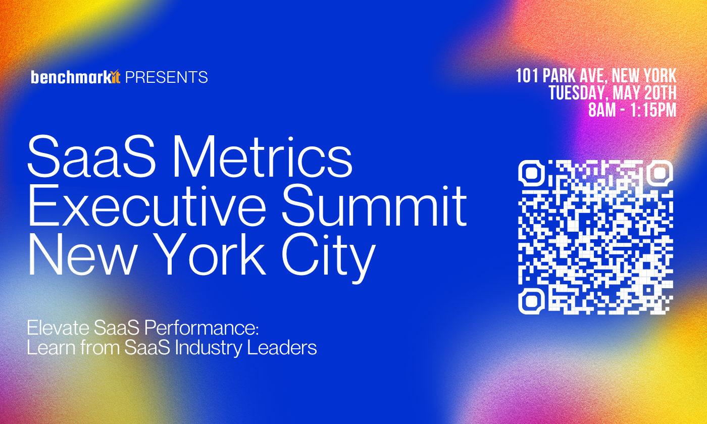 SaaS Metrics Executive Summit | New York City YourCFOGuy | Benchmarkit